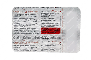 Osteofit Xt 200 Mg025mcg Capsule 10 - Uses, Side Effects, Dosage, Price ...