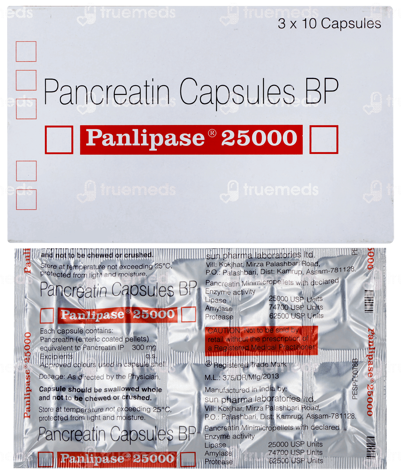 Panlipase 25000 Capsule – Enzyme Deficiency Therapy