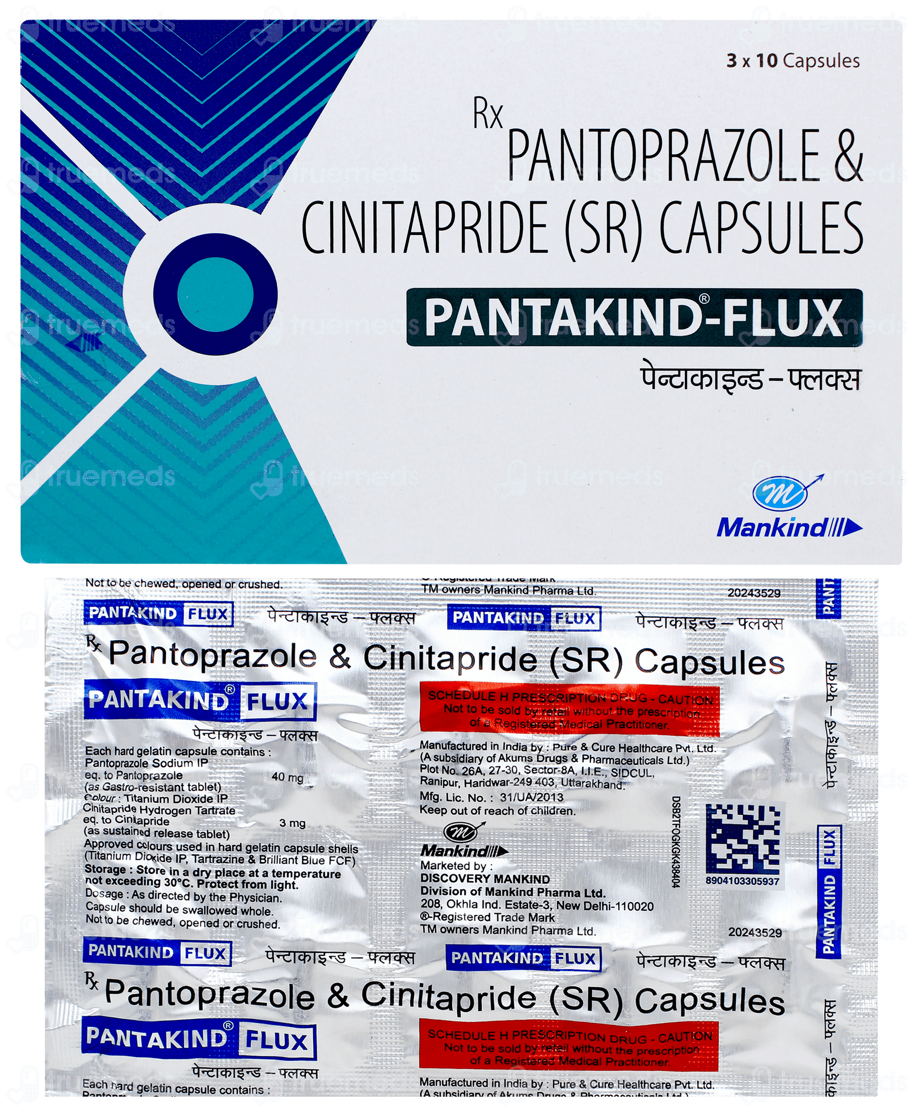 Pantakind Flux 3/40 MG | Order Pantakind Flux 3/40 MG Capsule Sr Online ...