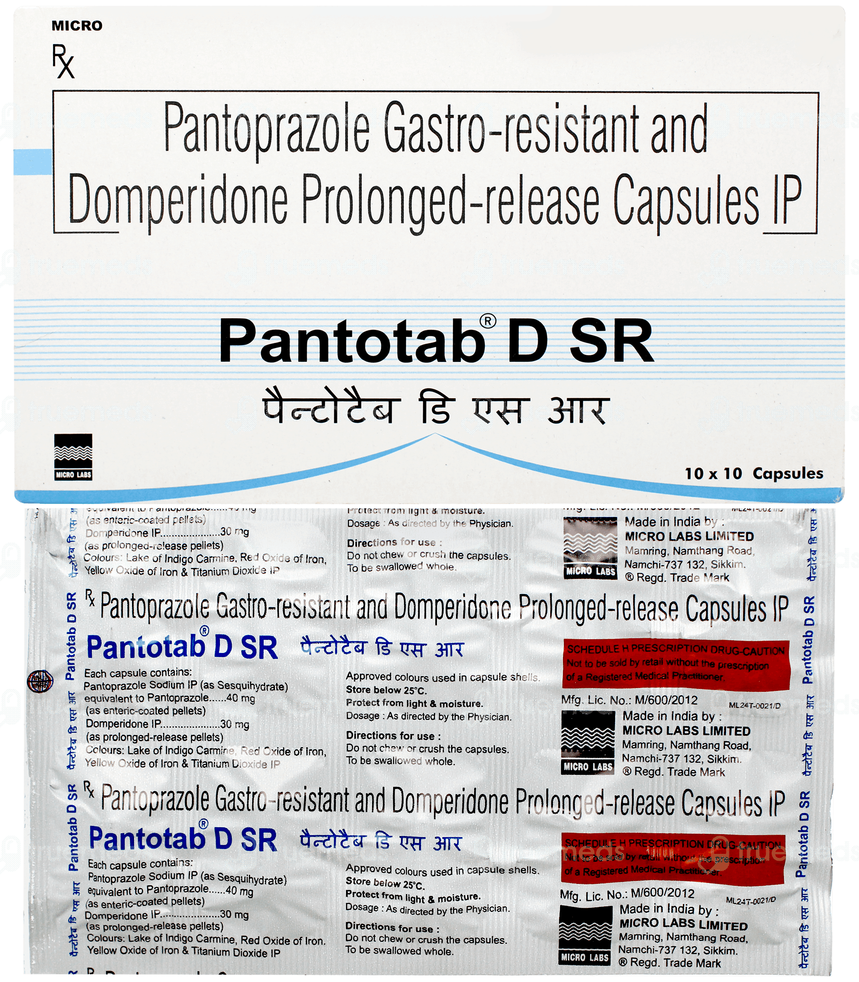 Pantotab D Sr Capsule: Uses, Side Effects, Price & Substitutes