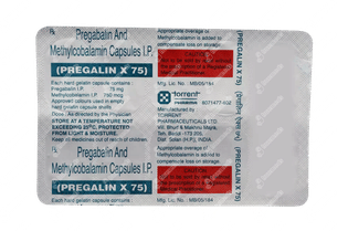 Pregalin X 75 Capsule: Uses, Side Effects, Price & Substitutes