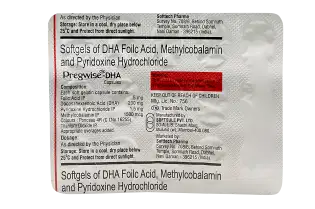 Pregwise Dha Capsule 15 - Uses, Side Effects, Dosage, Price | Truemeds