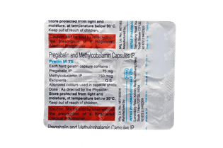 Prelin M 75 Capsule 15: Uses, Side Effects, Price & Substitutes