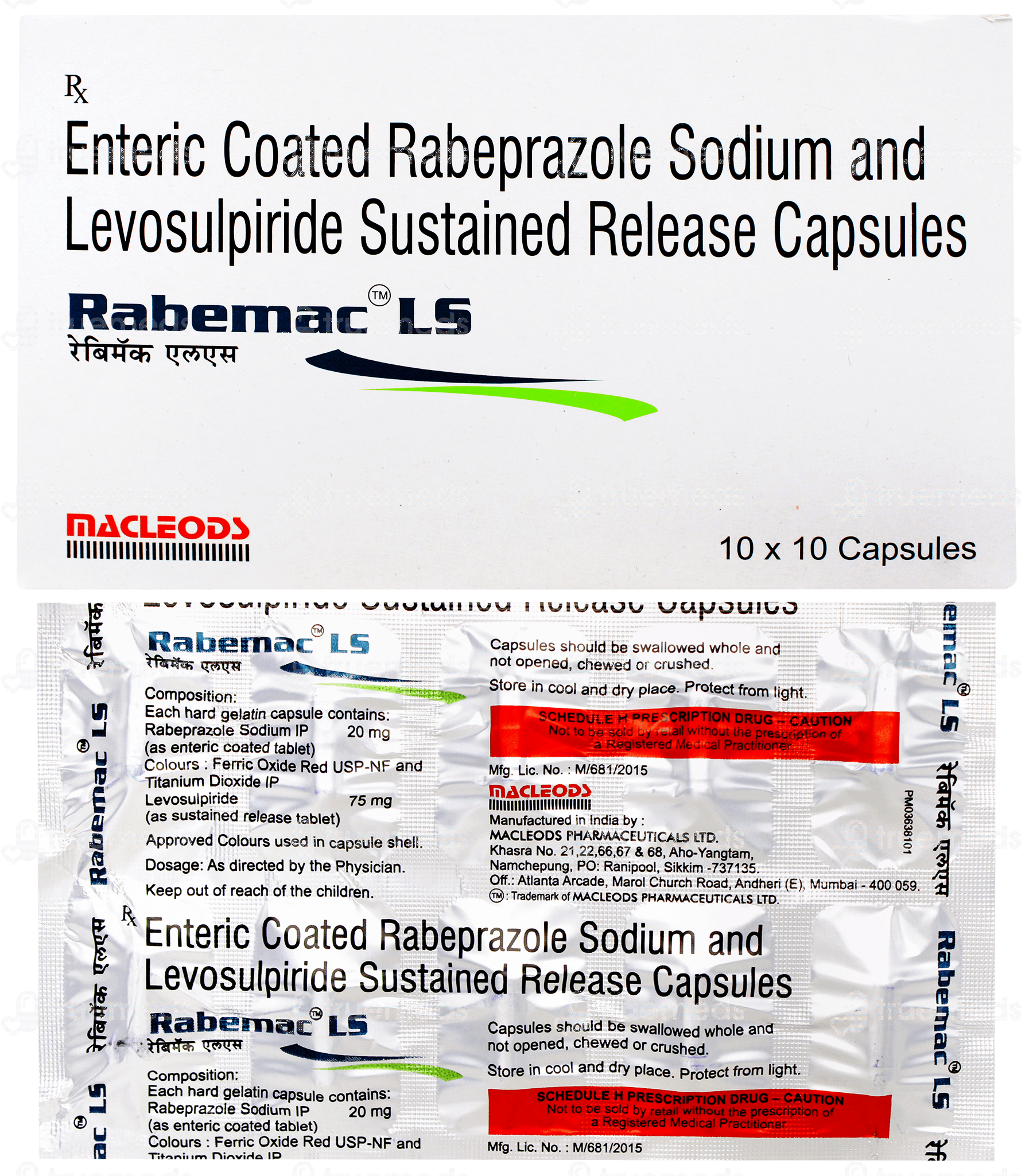 Rabemac Ls Capsule 10: Uses, Side Effects, Price & Substitutes