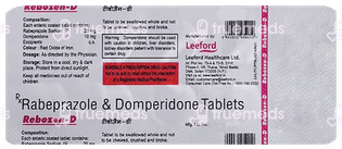 Rebozen D 1020 Mg Tablet 10 - Uses, Side Effects, Dosage, Price | Truemeds
