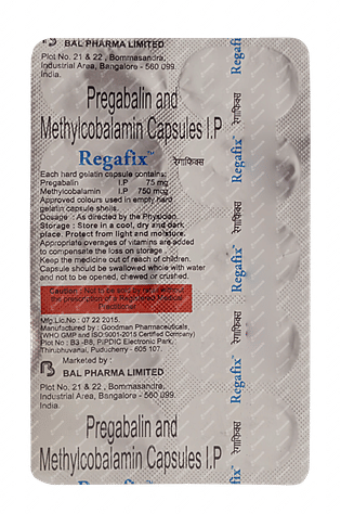 Regafix 75 Mg/750Mcg Capsule: Uses, Side Effects, Price & Substitutes