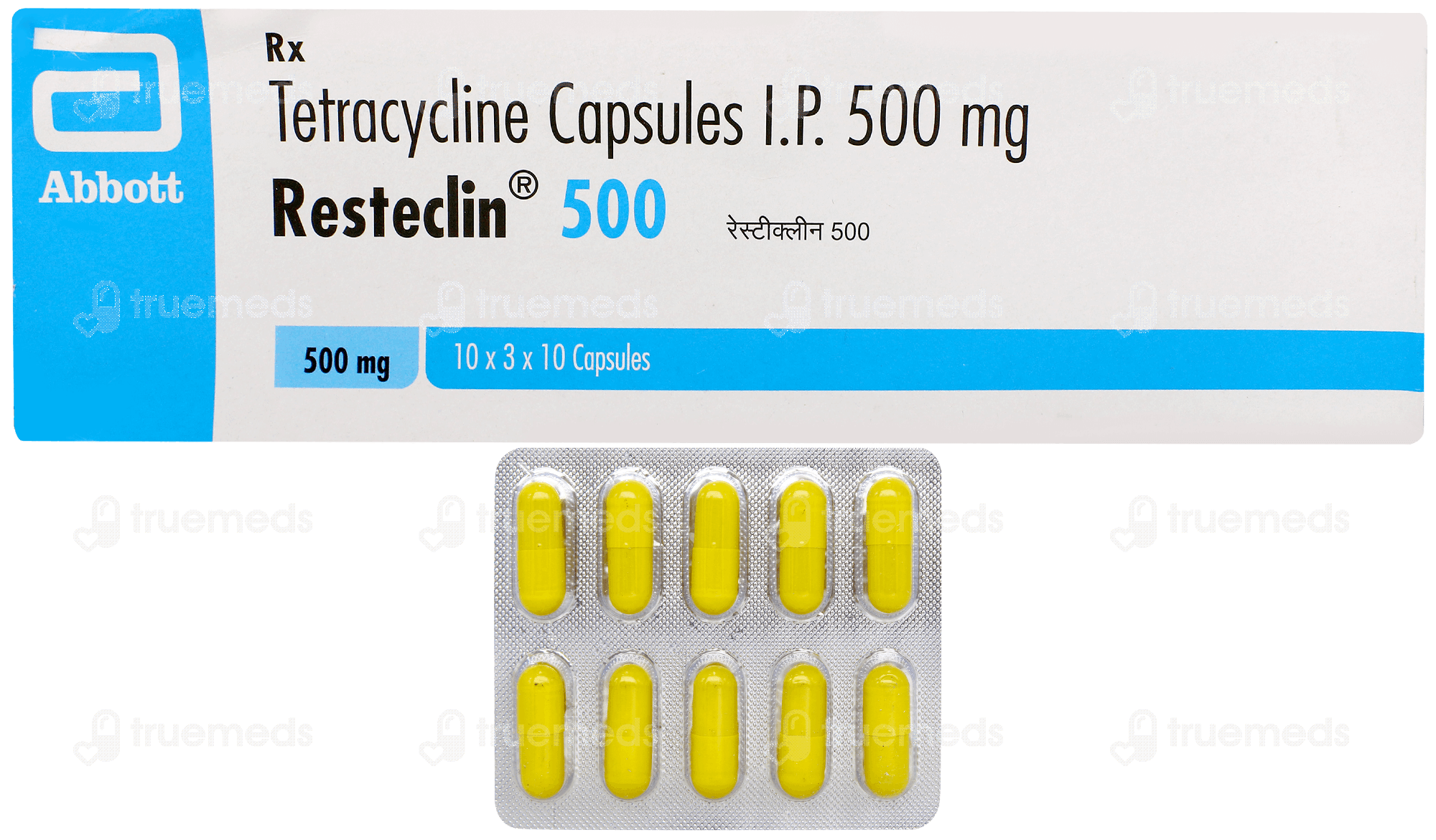 Resteclin 500 MG | Order Resteclin 500 MG Capsule Online at Truemeds