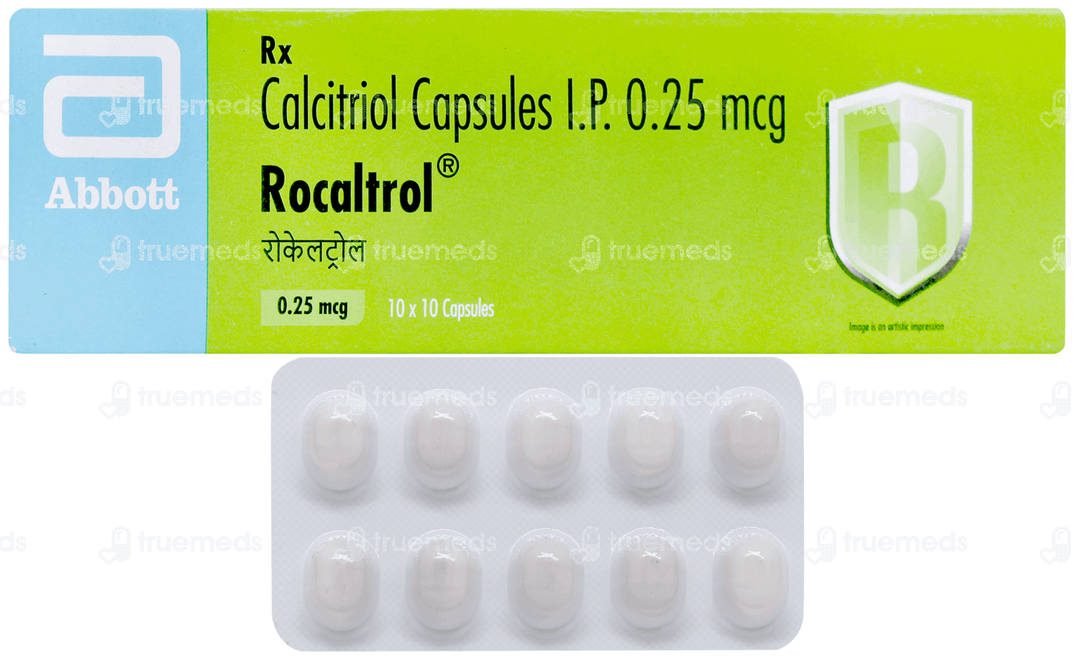 Rocaltrol 025 Mcg Capsule 10 - Uses, Side Effects, Dosage, Price | Truemeds