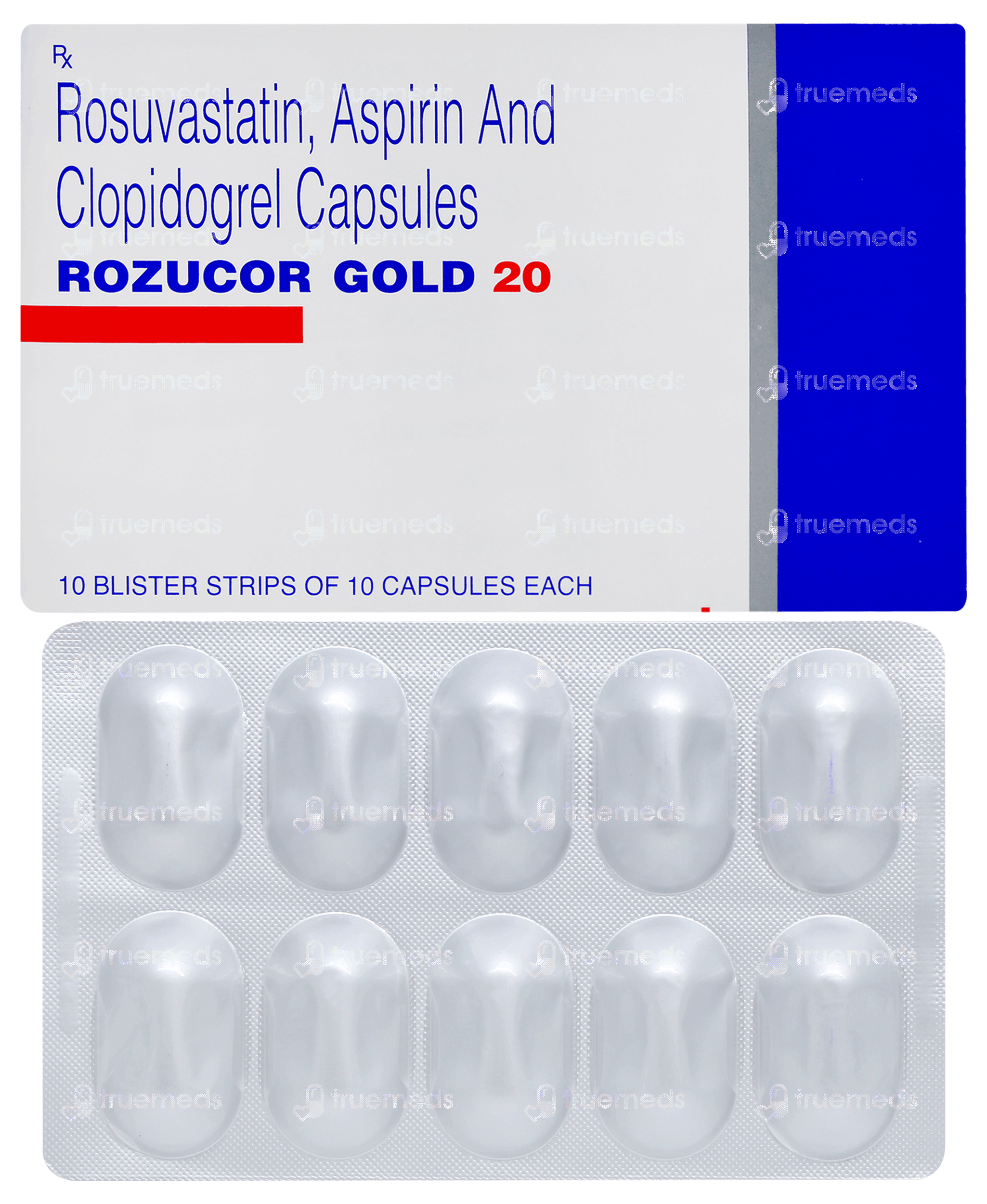 Rozucor Gold 20 Capsule – Heart Attack & Hyperlipidemia