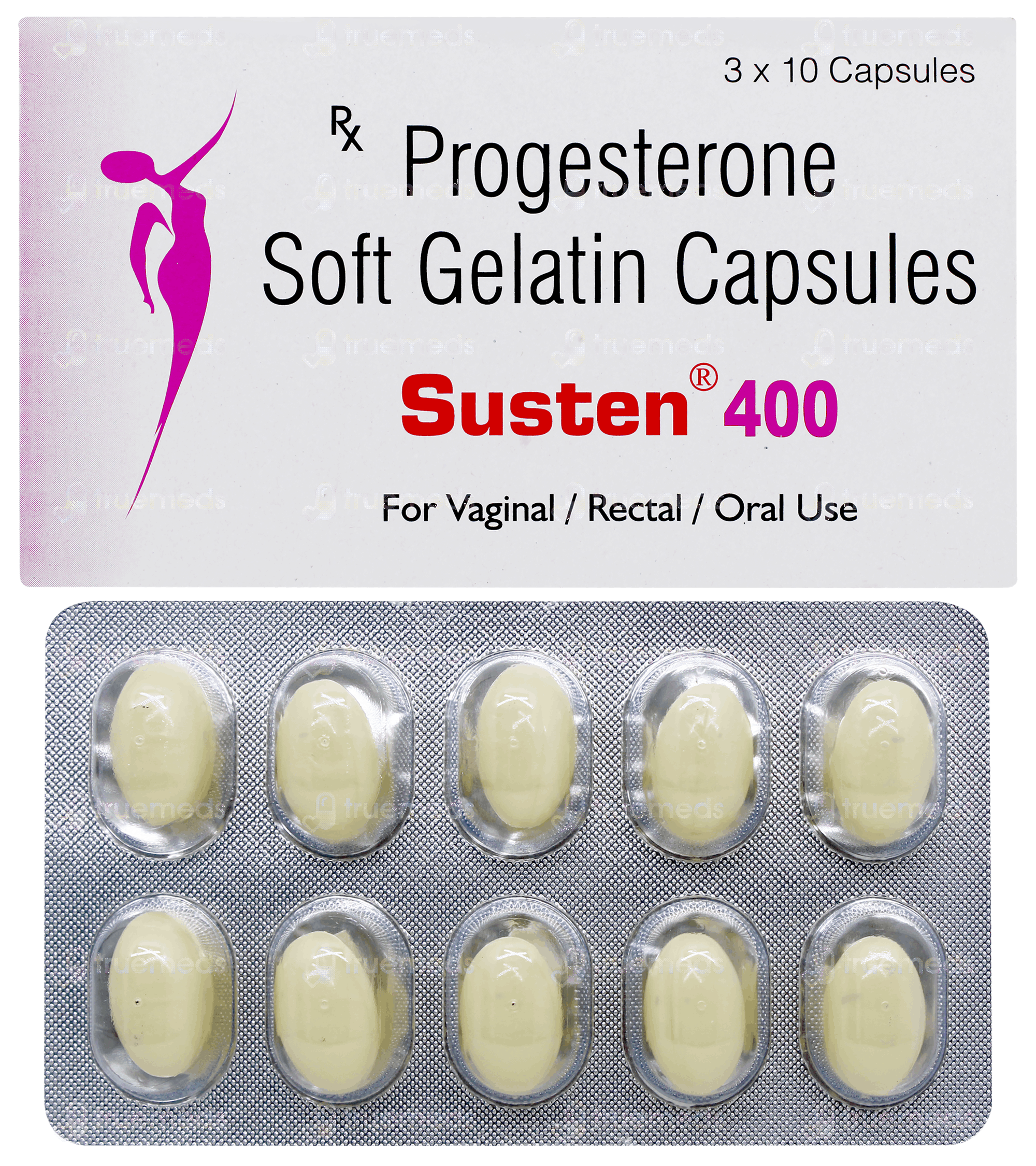 Susten 400 MG | Order Susten 400 MG Capsule Online at Truemeds