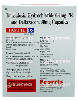 Tamfil Ds 3004 Mg Capsule 10 - Uses, Side Effects, Dosage, Price | Truemeds