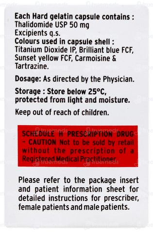 Thalix 50 MG | Order Thalix 50 MG Capsule Online at Truemeds