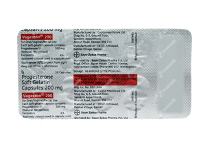 Vageston 200 Mg Capsule 10 - Uses, Side Effects, Dosage, Price | Truemeds