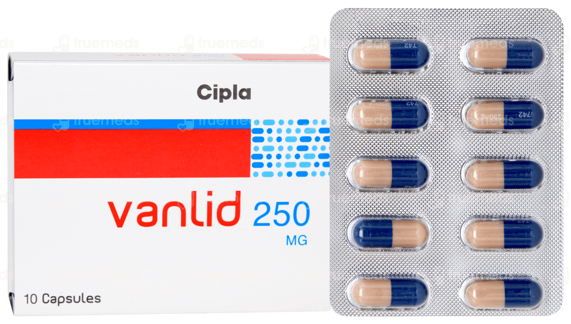 Vanlid 250 Mg Capsule 10 - Uses, Side Effects, Dosage, Price | Truemeds