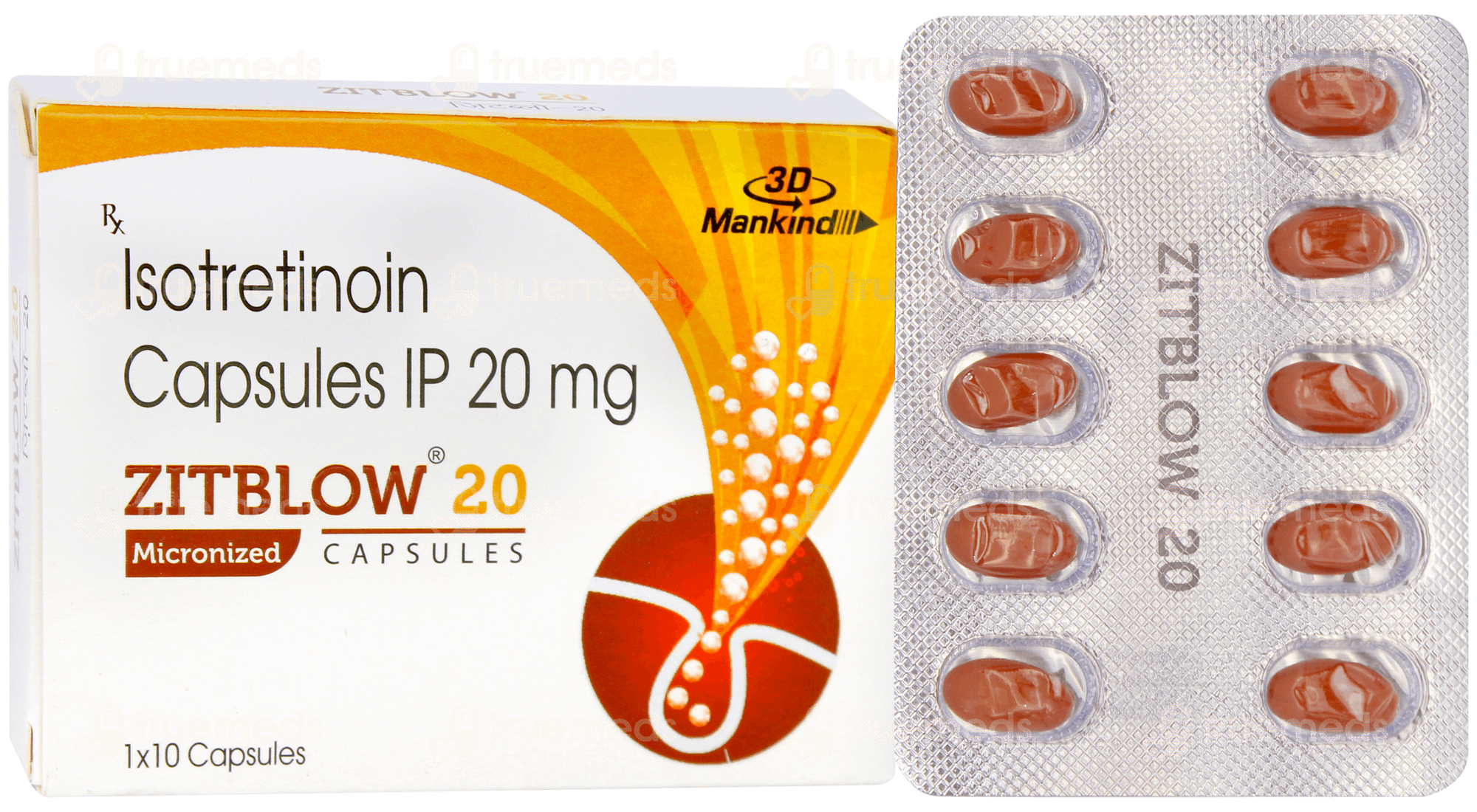 Zitblow 20 Mg Capsule 10 - Uses, Side Effects, Dosage, Price | Truemeds