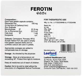 Ferotin | Order Ferotin Capsule Online at Truemeds