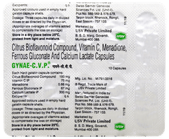 Gynae C V P Capsule 10 - Uses, Side Effects, Dosage, Price | Truemeds