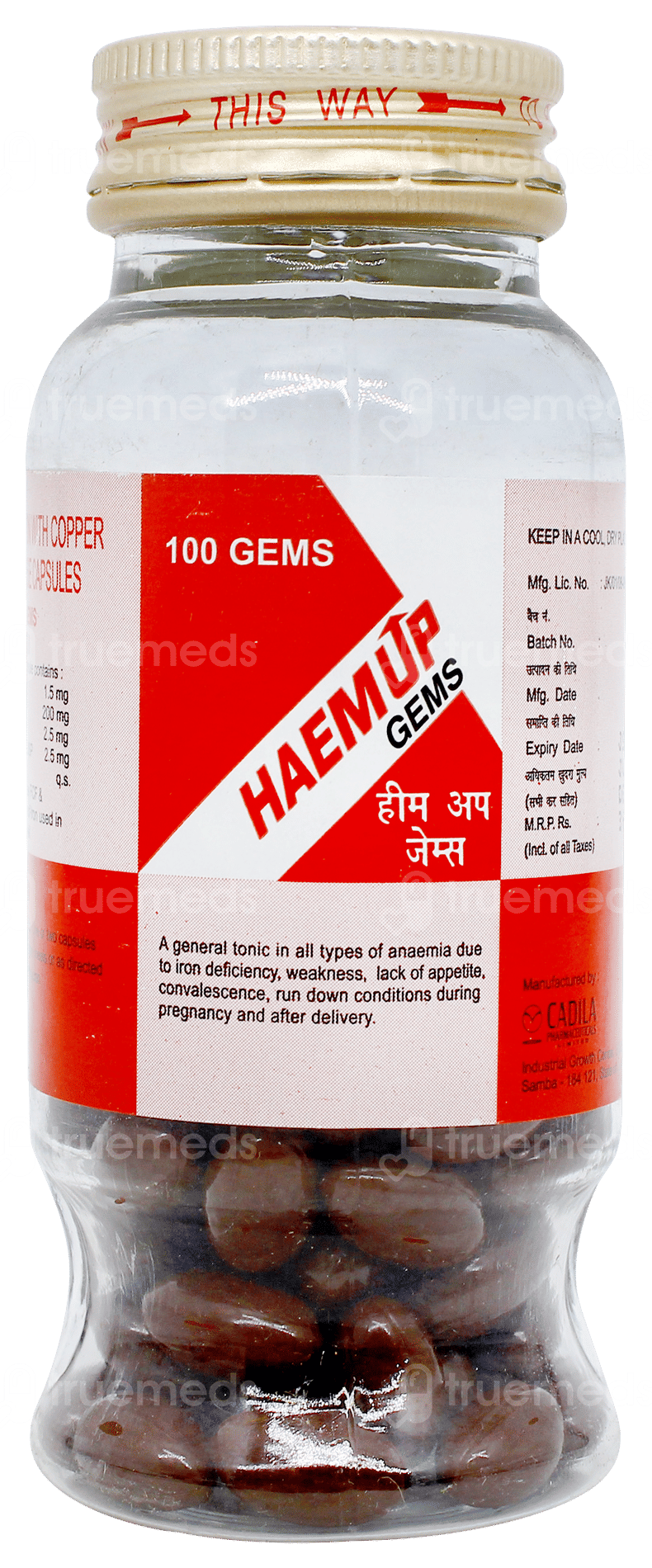 Haem Up Gems 1 | Order Haem Up Gems Capsule 1 Online at Truemeds