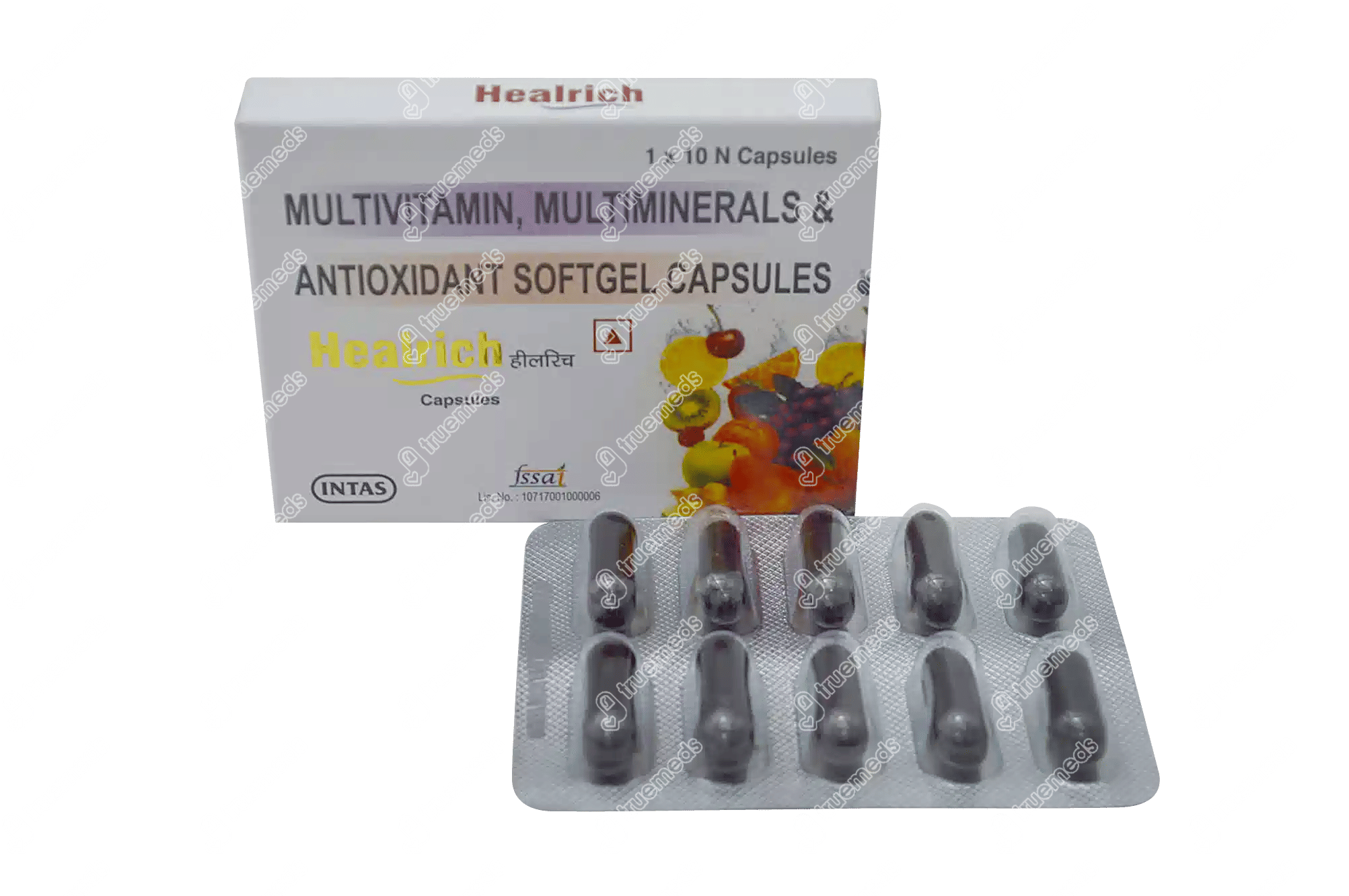 Healrich Capsule 10 - Uses, Side Effects, Dosage, Price | Truemeds