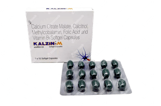 Kalzin M Capsule 15 - Uses, Side Effects, Dosage, Price | Truemeds