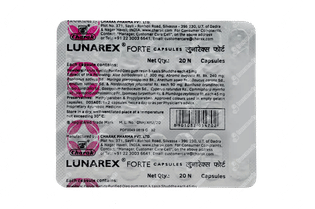 Lunarex Forte Capsule 20 - Uses, Side Effects, Dosage, Price | Truemeds