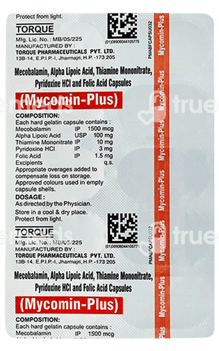 Mycomin Plus | Order Mycomin Plus Capsule Online at Truemeds