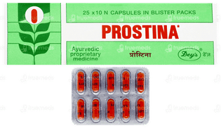 Prostina Capsule 10 - Uses, Side Effects, Dosage, Price | Truemeds
