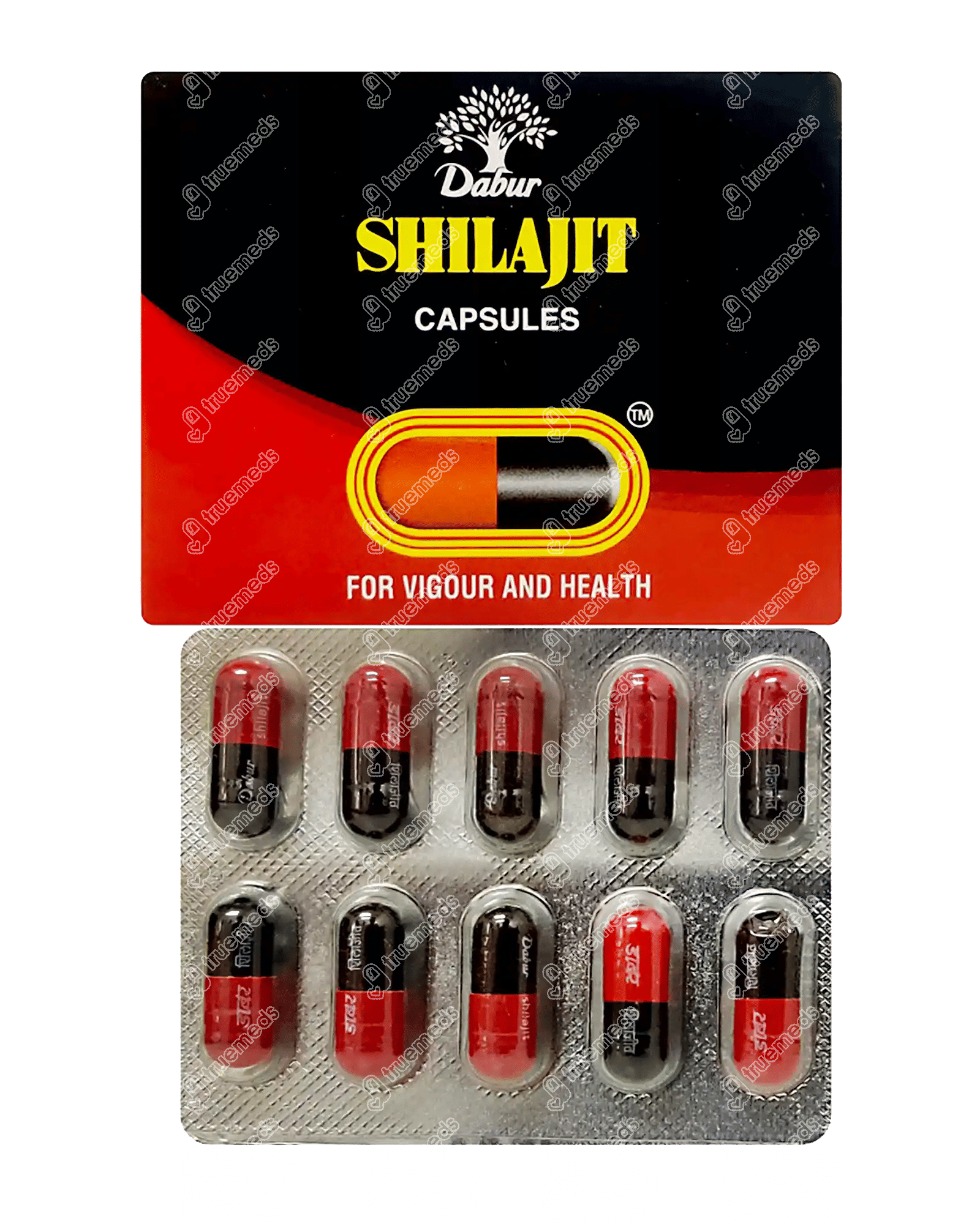 Dabur Shilajit Capsule 10 - Uses, Side Effects, Dosage, Price | Truemeds