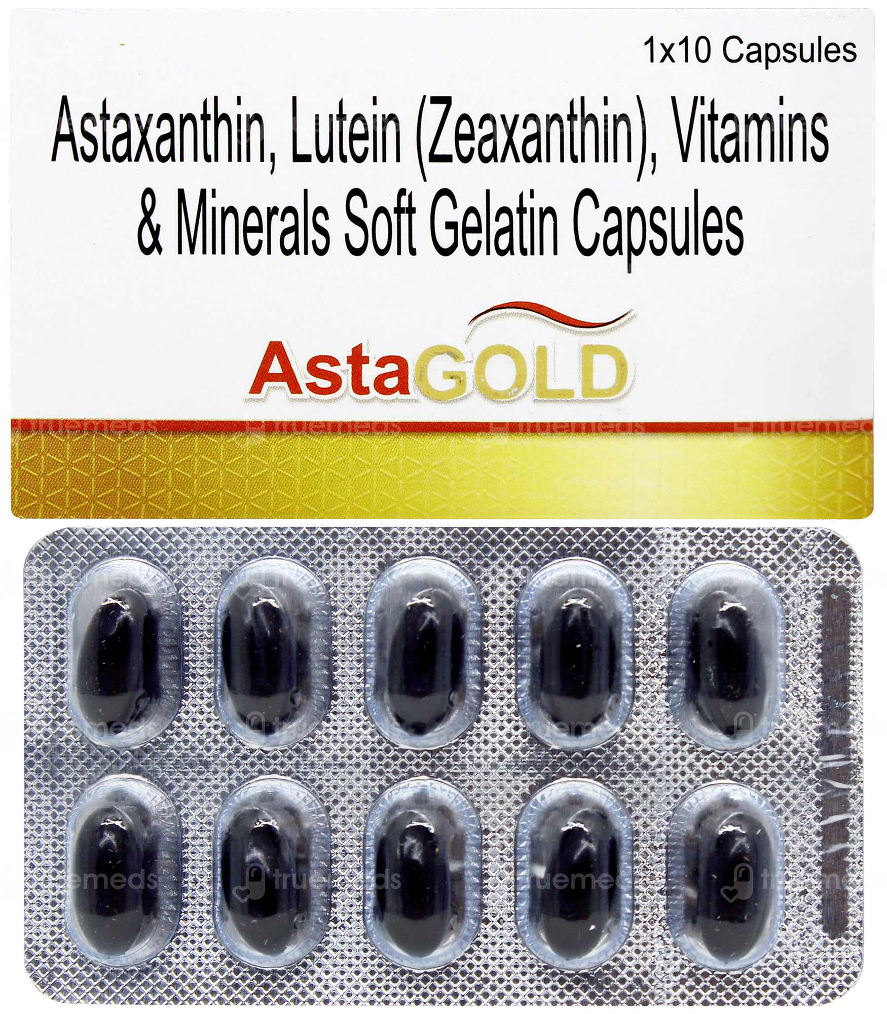 Astagold Capsule 10 - Uses, Side Effects, Dosage, Price | Truemeds