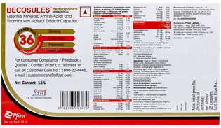Becosules Performance Capsule: Uses, Side Effects, Price & Substitutes
