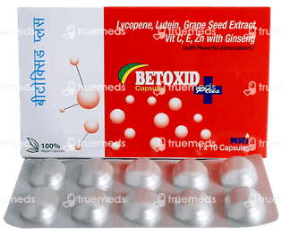 Betoxid Plus Capsule 10 - Uses, Side Effects, Dosage, Price | Truemeds
