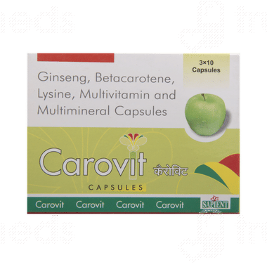 Carovit Capsule 10 - Uses, Side Effects, Dosage, Price | Truemeds