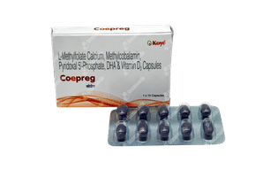 Coepreg Capsule 10 - Uses, Side Effects, Dosage, Price | Truemeds