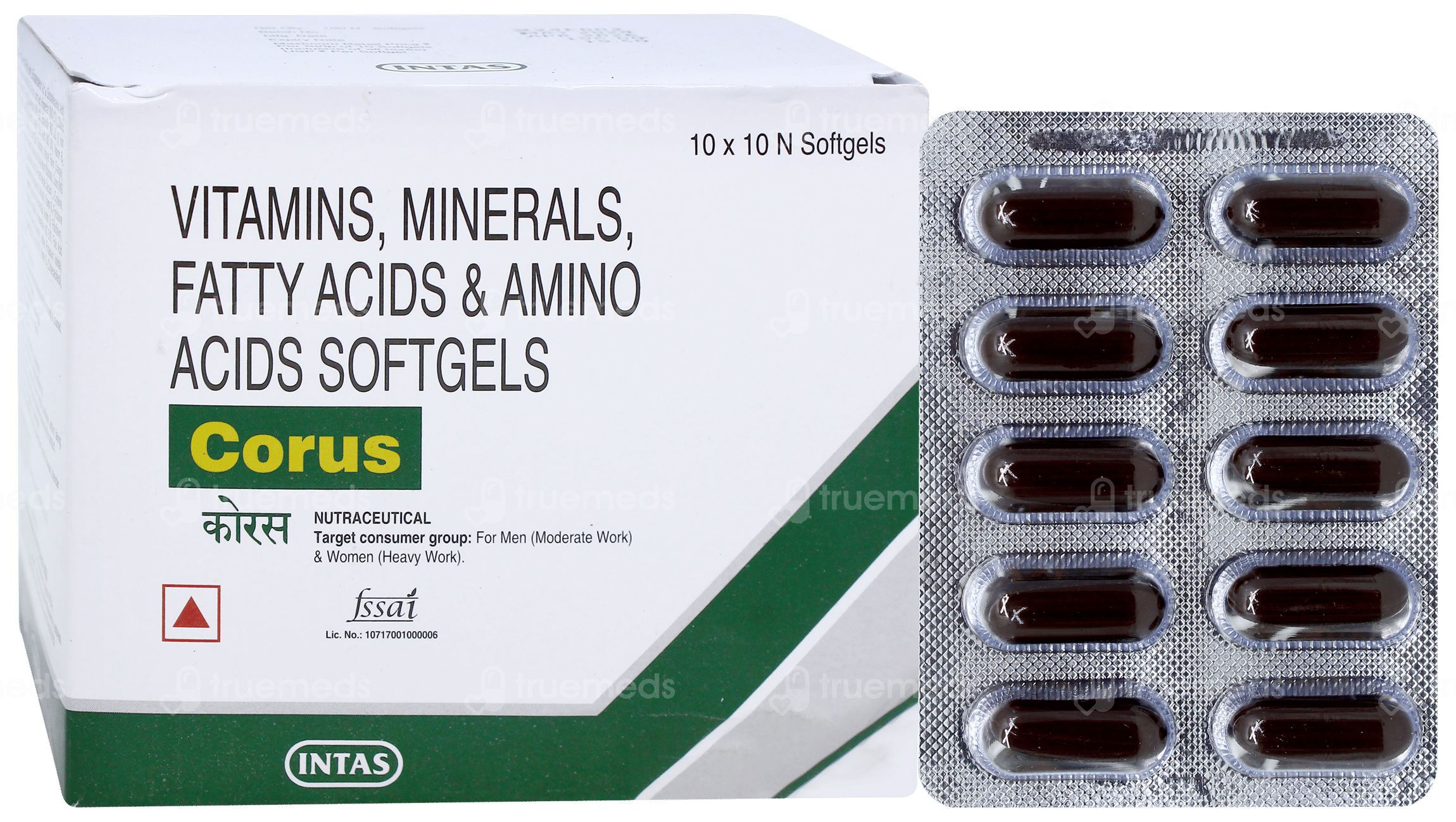 Corus Capsule 10 - Uses, Side Effects, Dosage, Price | Truemeds
