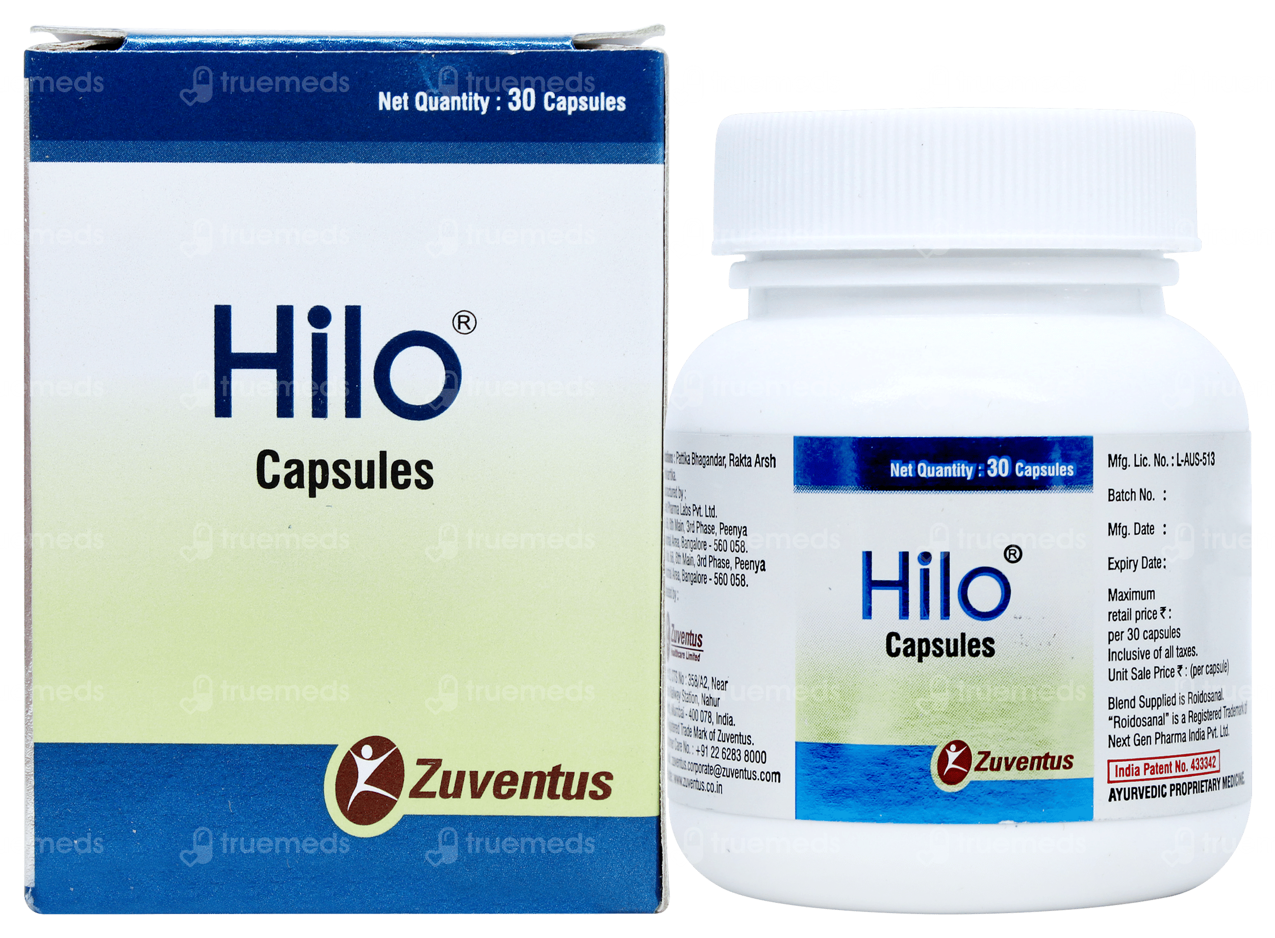 Hilo Capsule 30 - Uses, Side Effects, Dosage, Price | Truemeds