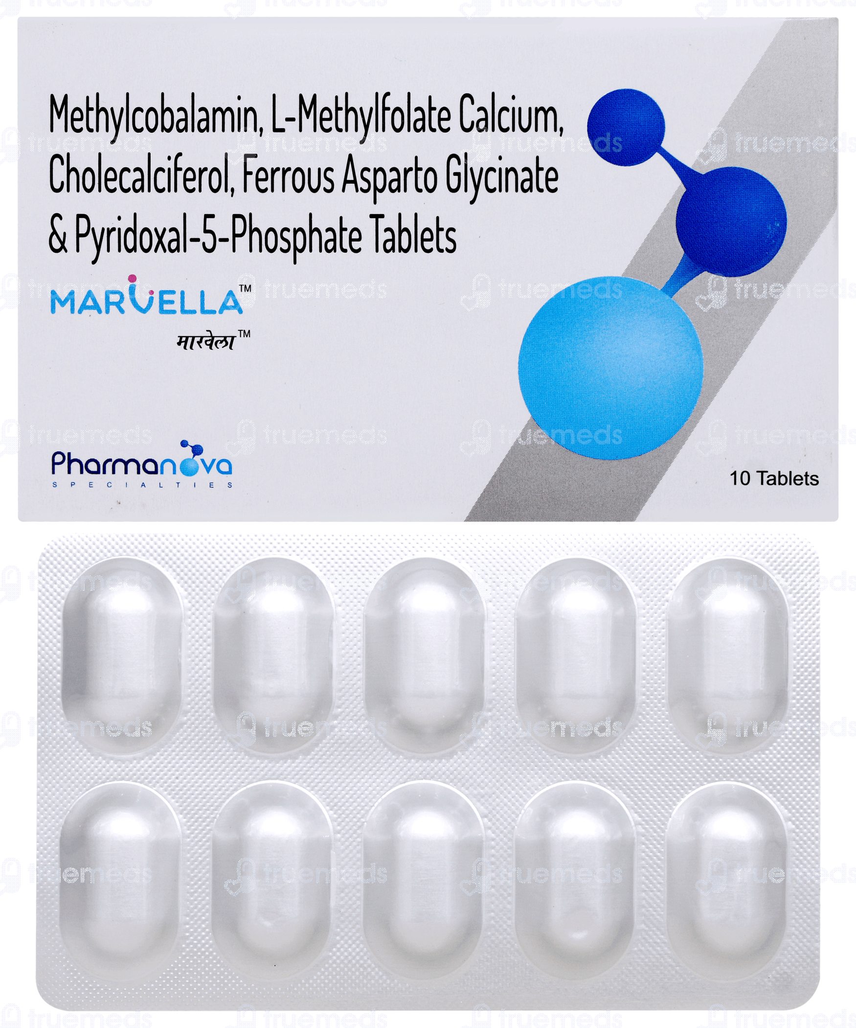 Marvella Tablet 10 - Uses, Side Effects, Dosage, Price | Truemeds