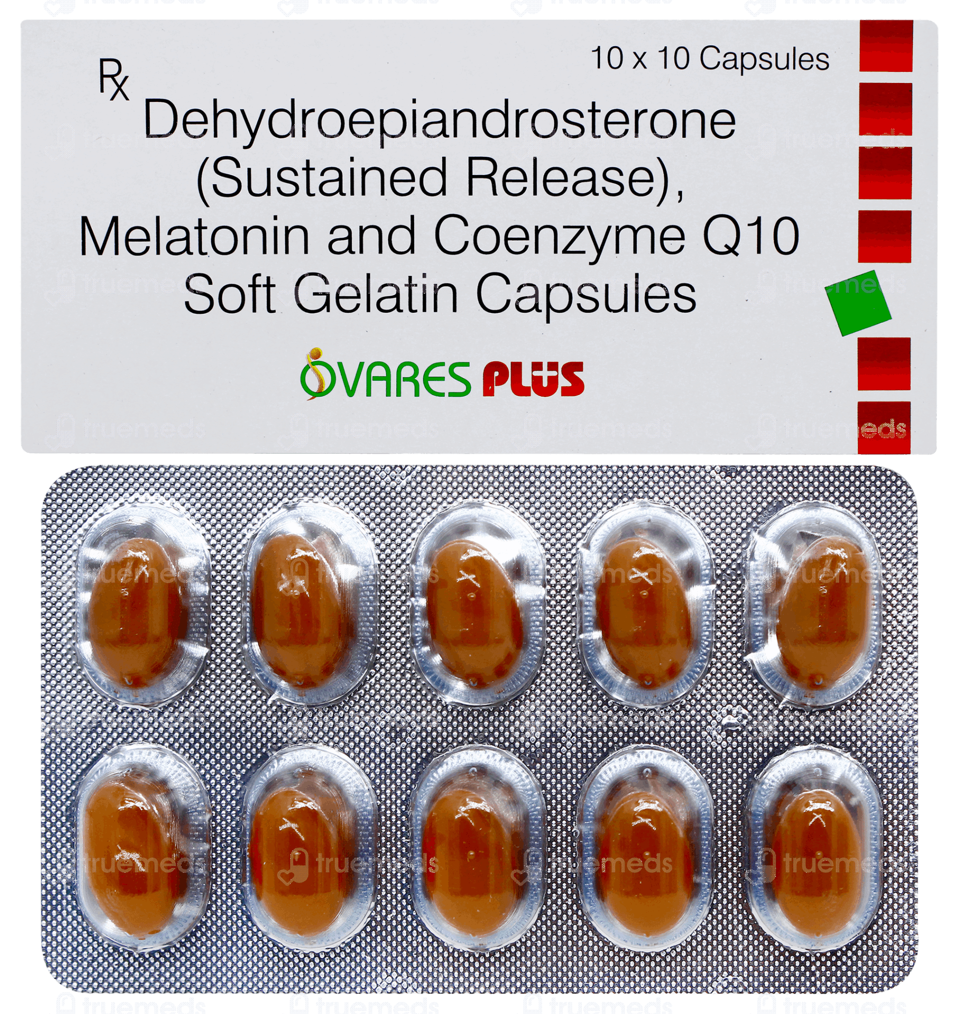 Ovares Plus Capsule 10 - Uses, Side Effects, Dosage, Price | Truemeds