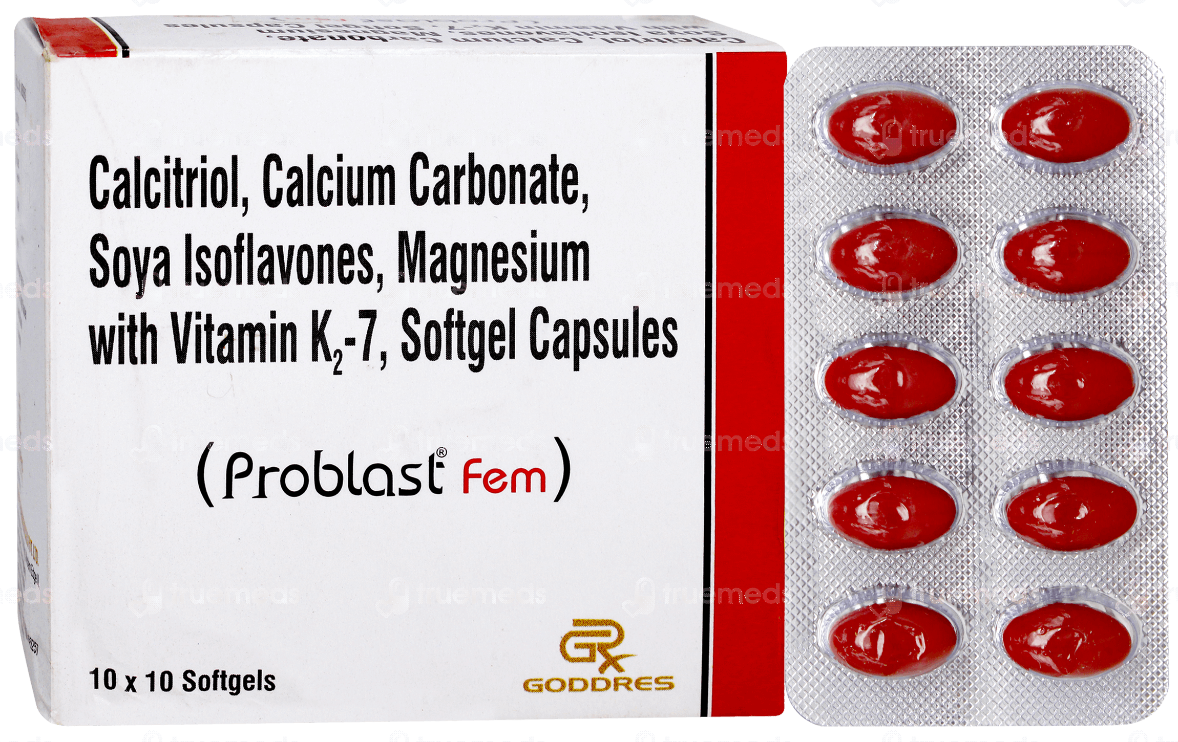 Problast Fem Capsule 10 - Uses, Side Effects, Dosage, Price | Truemeds