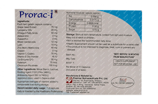 Prorac I Capsule 10 - Uses, Side Effects, Dosage, Price | Truemeds