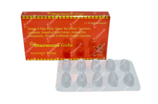 Starmune Gold Capsule 10 - Uses, Side Effects, Dosage, Price | Truemeds