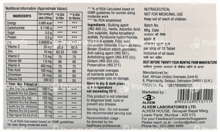 Ultivit Tablet 10 - Uses, Side Effects, Dosage, Price | Truemeds