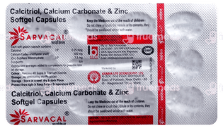 Sarvacal Capsule 10 - Uses, Side Effects, Dosage, Price | Truemeds