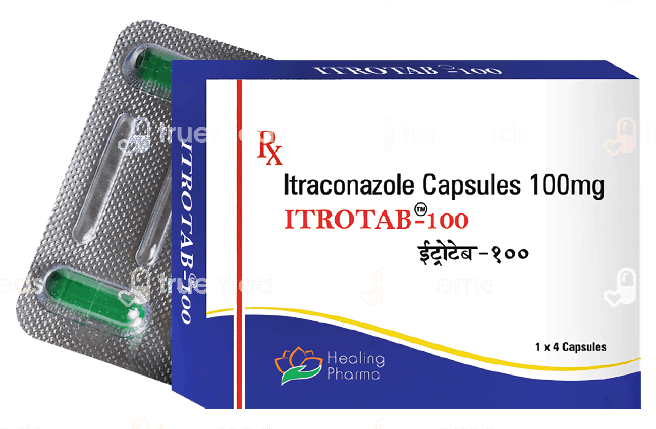 Itrotab 100 MG | Order Itrotab 100 MG Capsule Online at Truemeds