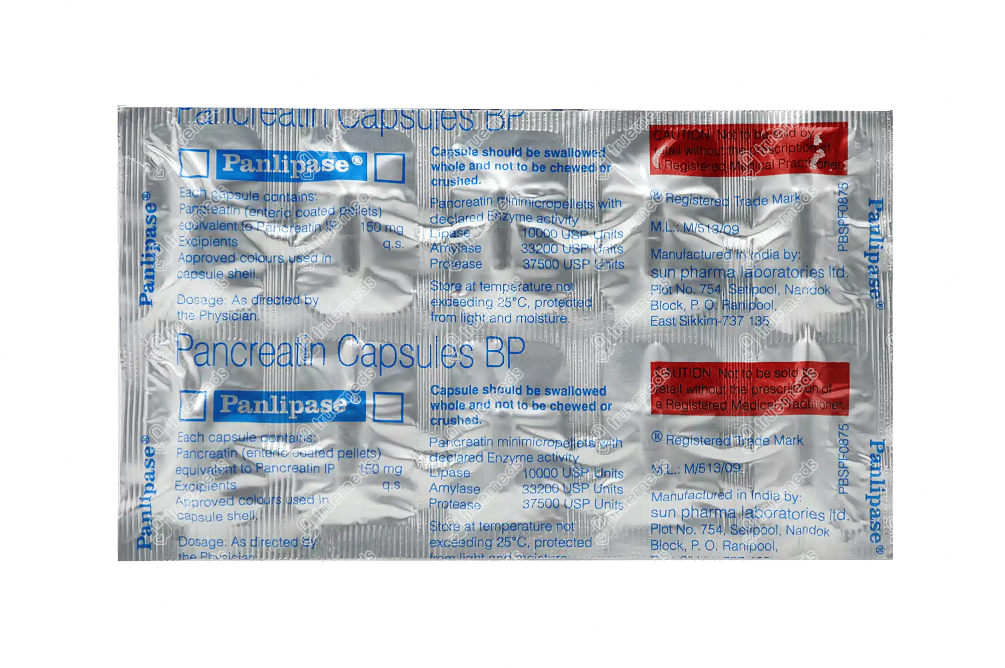 Panlipase 10000 MG | Order Panlipase 10000 MG Capsule Online at Truemeds