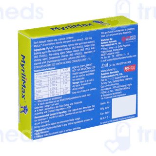 Myrlimax Capsule 10 - Uses, Side Effects, Dosage, Price | Truemeds