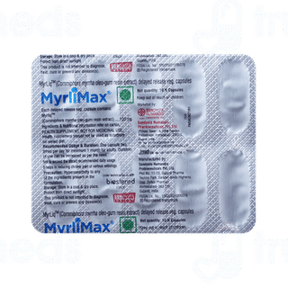 Myrlimax Capsule 10 - Uses, Side Effects, Dosage, Price | Truemeds