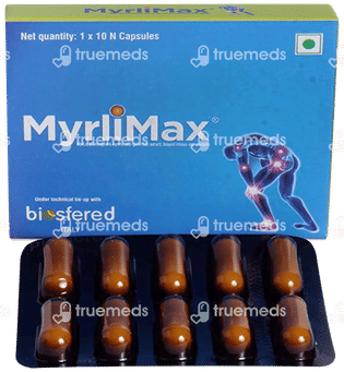 Myrlimax Capsule 10 - Uses, Side Effects, Dosage, Price | Truemeds