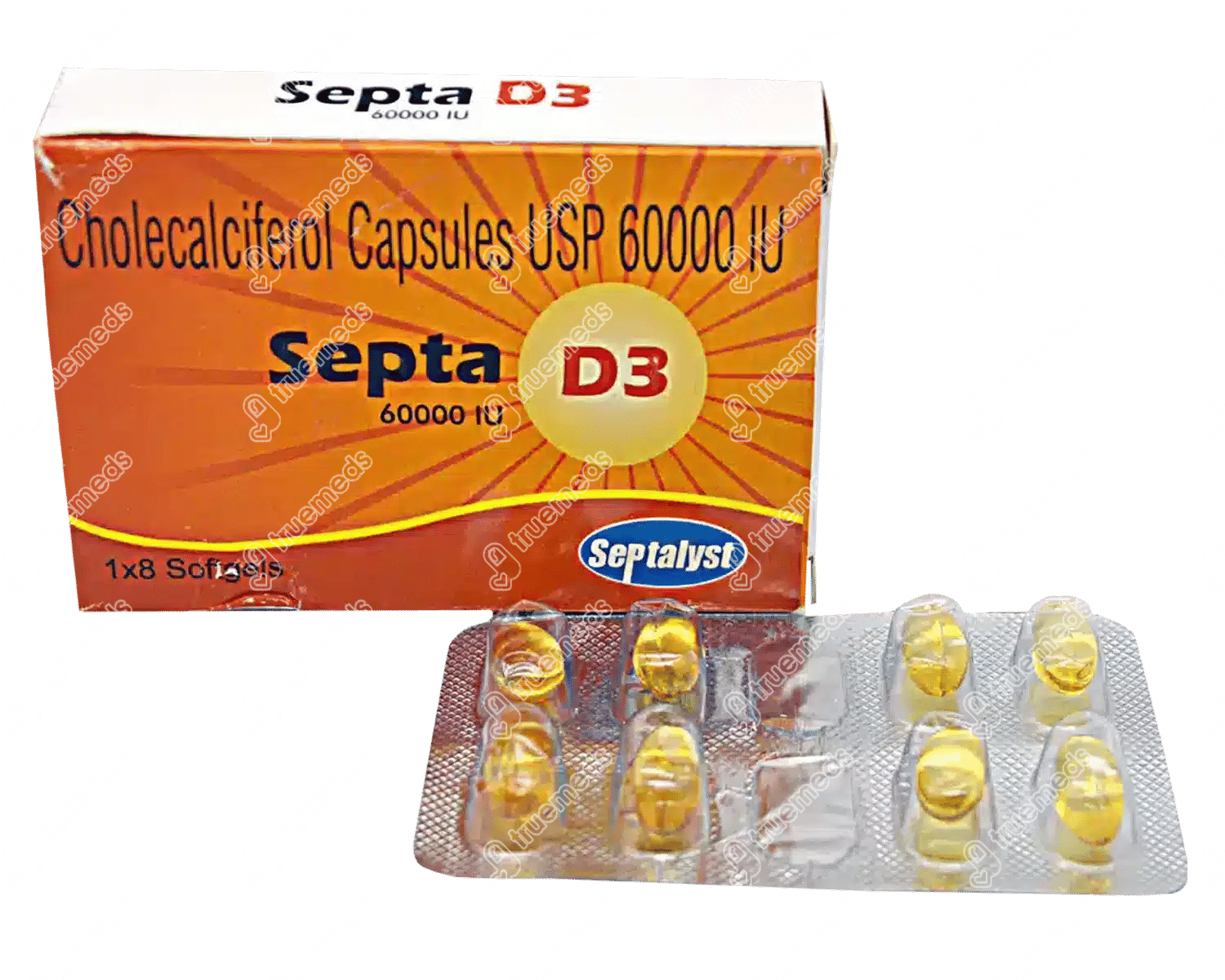 Septa D3 60k | Order Septa D3 60k Capsule Online at Truemeds