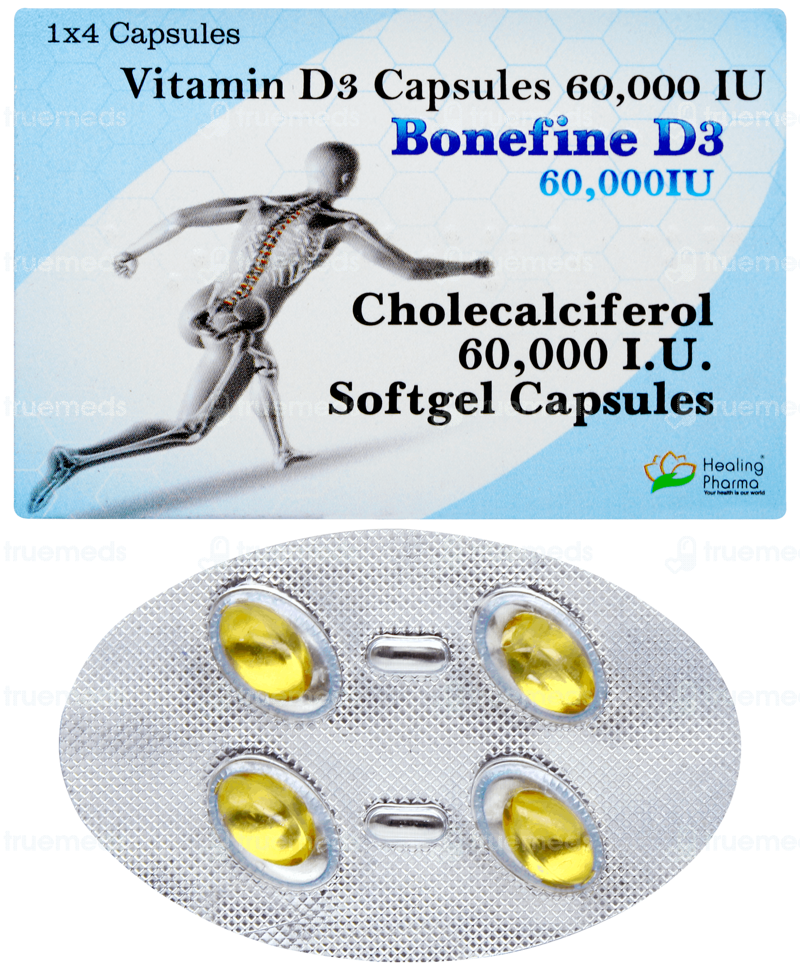 Bonefine D3 60000iu Capsule 4: Uses, Side Effects, Price & Substitutes