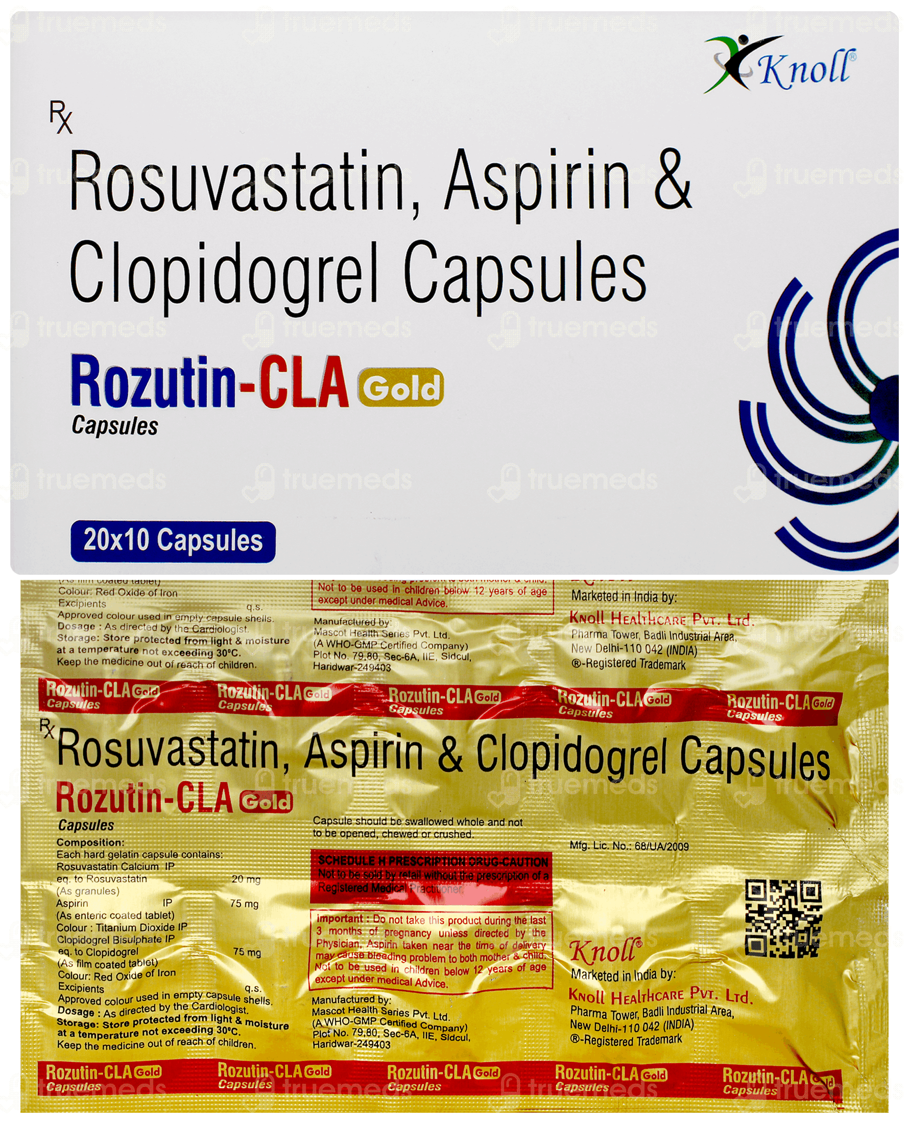 Rozutin Cla 75/20/75 MG Gold | Order Rozutin Cla 75/20/75 MG Gold ...